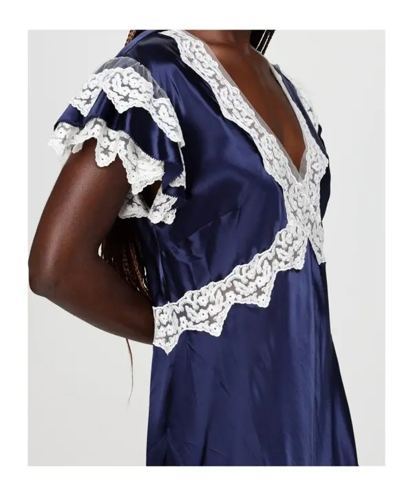 Alberta Ferretti V-neck Dress