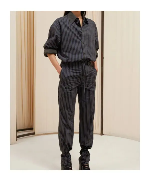 LEMAIRE Striped Button-up Shirt