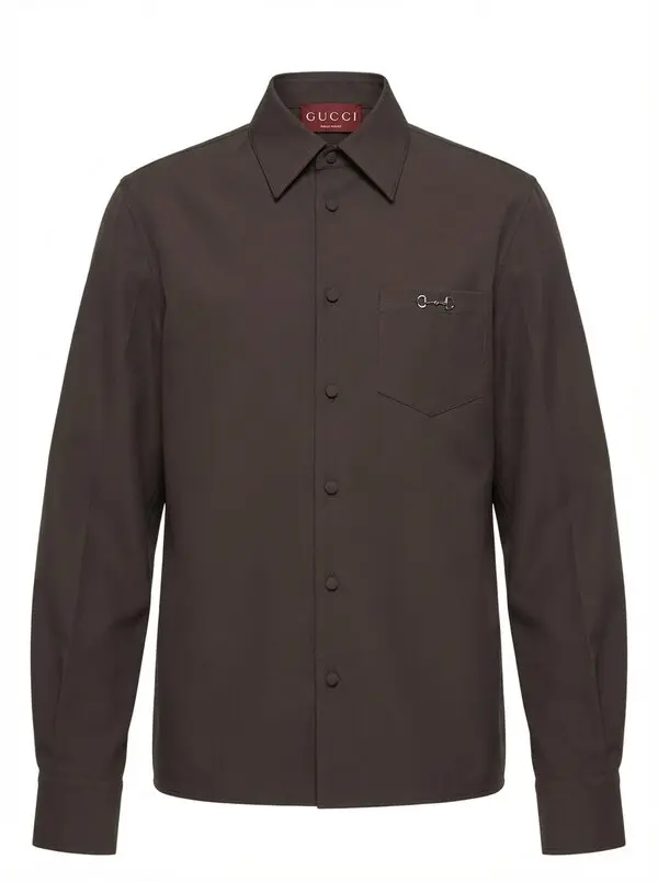 Gucci Horsebit Technical Panama Shirt