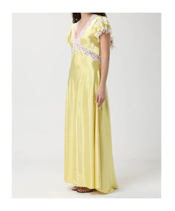 Alberta Ferretti V-neck Dress