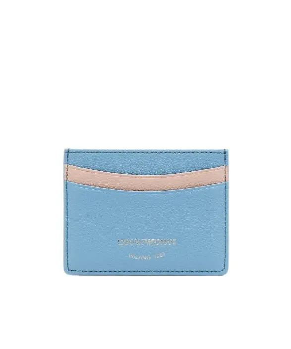 Emporio Armani Tumbled Leather Card Holder