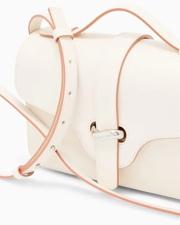Emporio Armani Smooth Leather Top Handle Bag