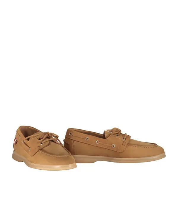 Bally Webby Boat Lace-up Moccasins