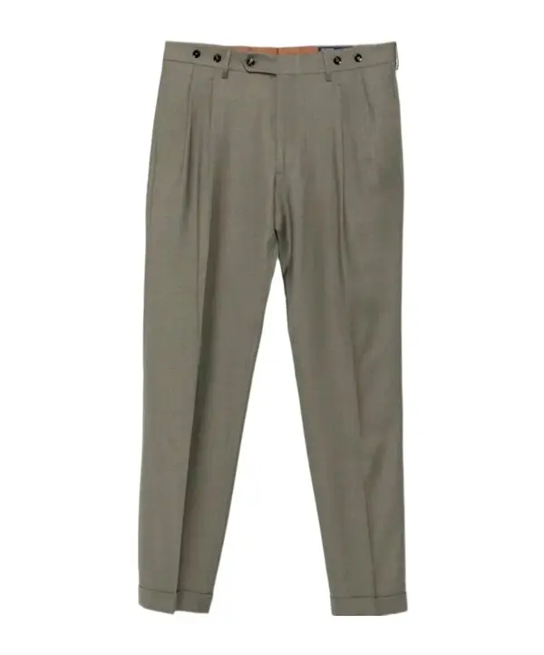 BERWICH Pleated-detail Wool Trousers