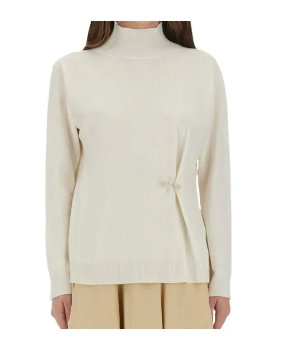 Fabiana Filippi Turtleneck Button-detailed Jumper