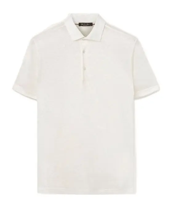 Loro Piana Short-sleeved Polo Shirt - White