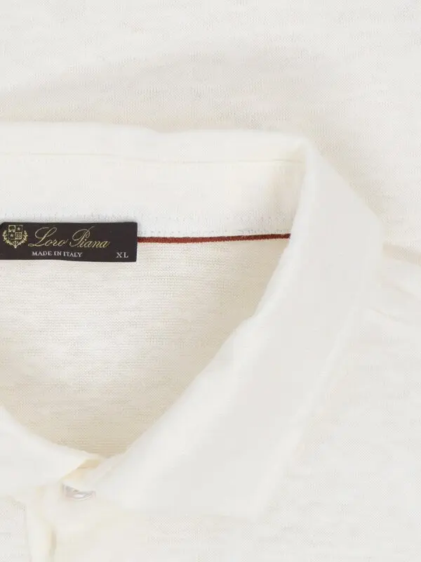 Loro Piana Short-sleeved Polo Shirt - White