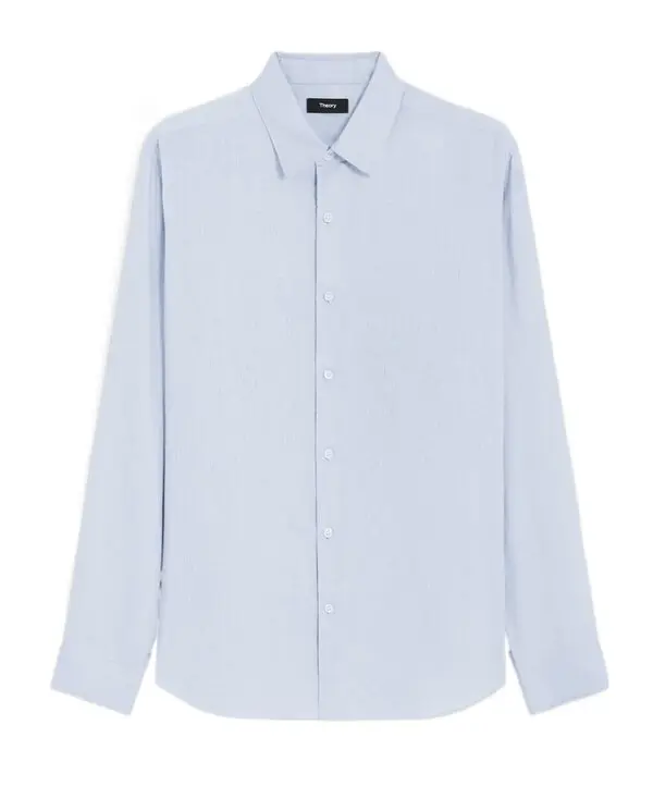 Theory Irving Shirt In Relaxed Linen