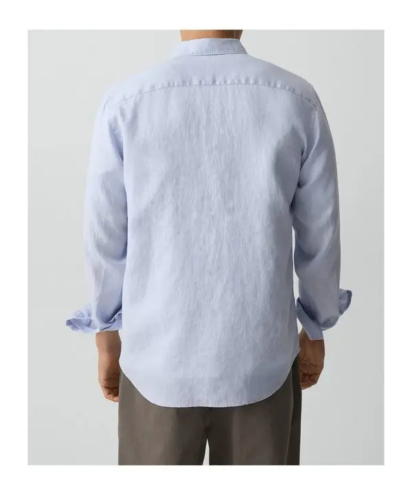 Theory Irving Shirt In Relaxed Linen