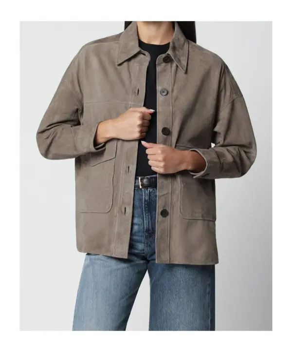 ARMA Kaylee Suede Shirt Jacket