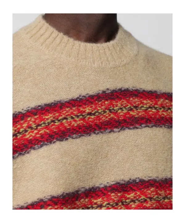 Dries Van Noten Striped Wool-blend Sweater