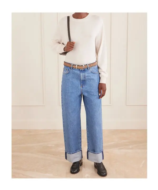 RÓHE Belt Loop Jeans