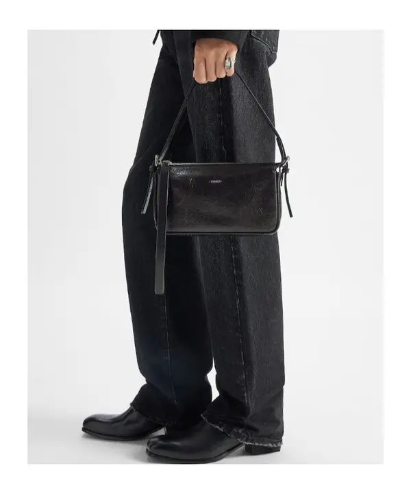 Fendi Crackled Leather Bag