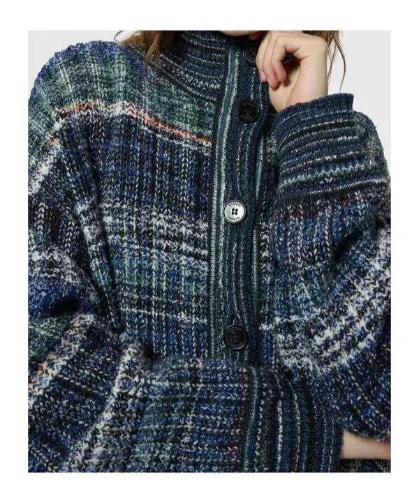 Missoni Oversized Wool-blend Check Cardigan