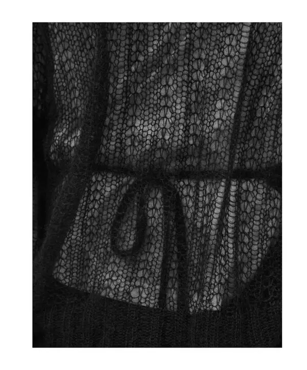 ANN DEMEULEMEESTER Mohair Silk Knit Sweater