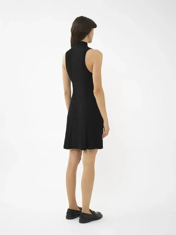 Chloé High-neck Mini Wool Dress