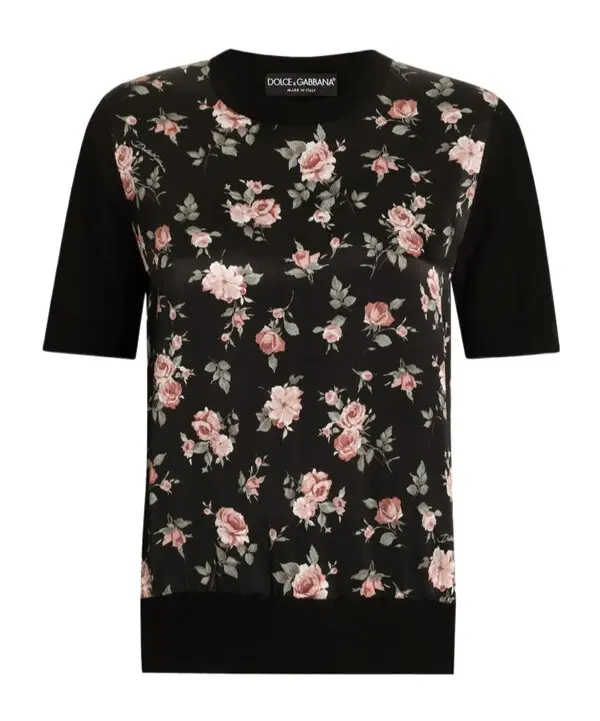 Dolce & Gabbana Round-neck Short-sleeved T-shirt