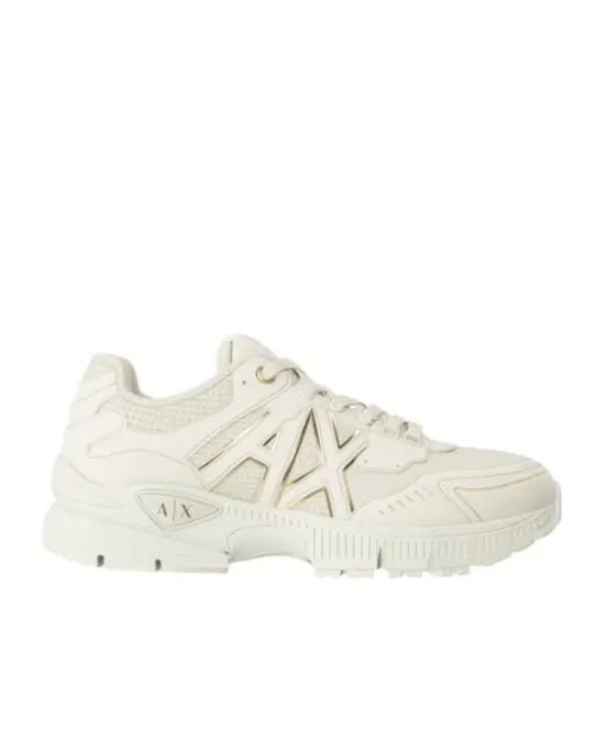 Armani Exchange Logo-patch Panelled Sneakers