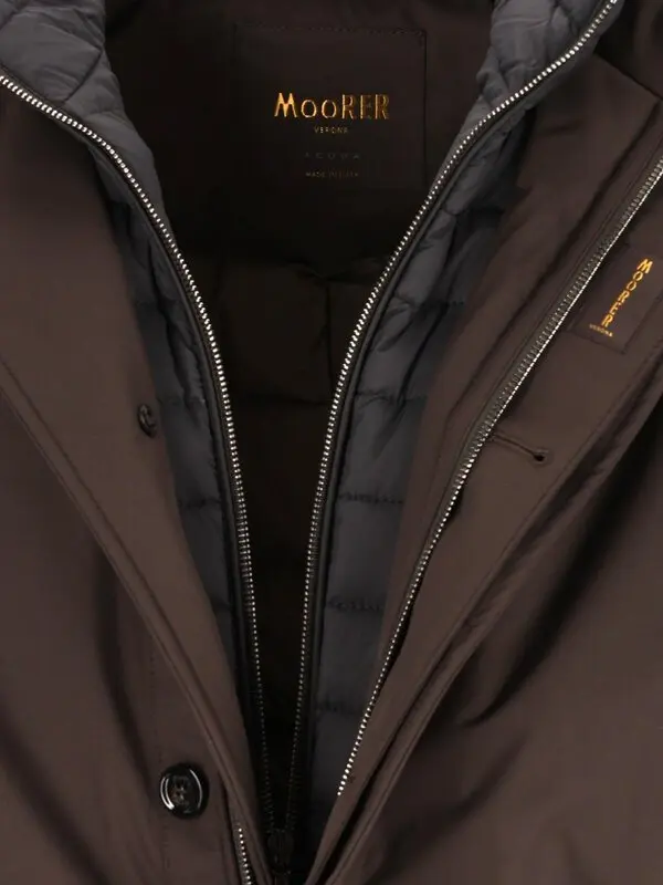 MOORER Long Sleeve High Neck Jacket