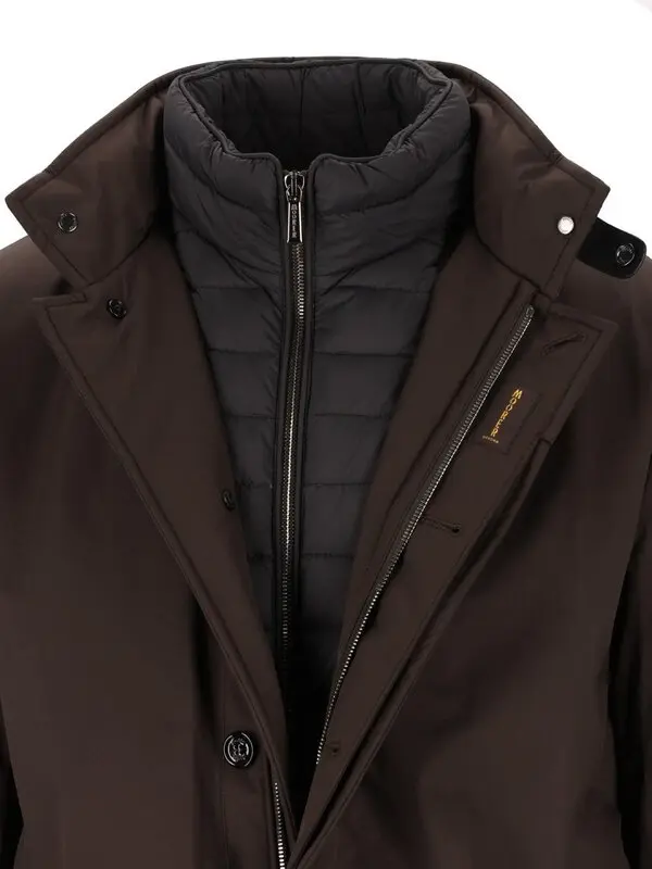 MOORER Long Sleeve High Neck Jacket