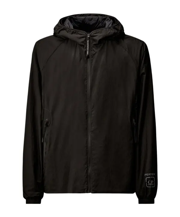 C.P. COMPANY Series Pertex Hooded Padded Jacket - Black