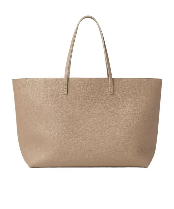 Fendi Medium Roll Cuoio Romano Leather Shopper