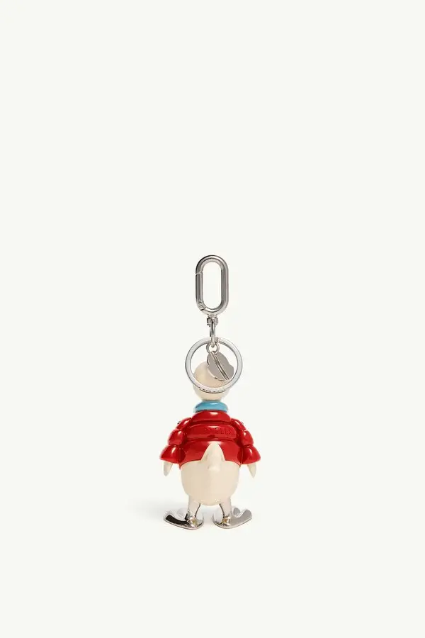 Moncler Duck Keychain With Metal Details