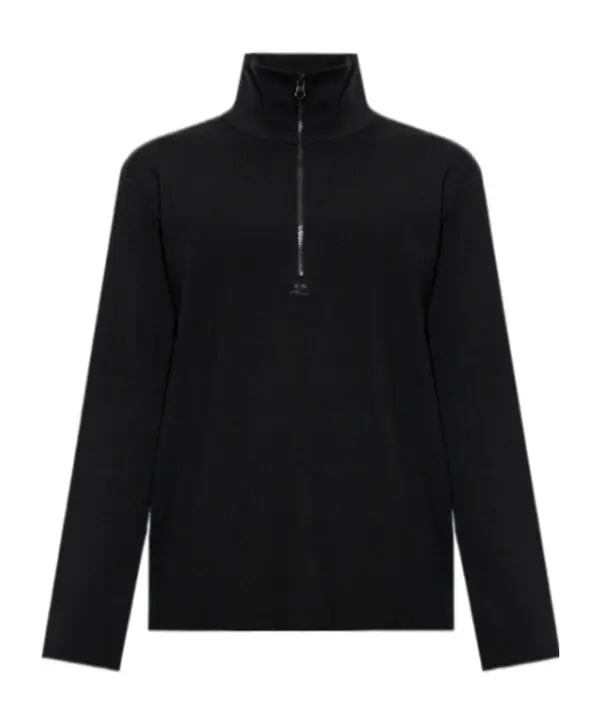 COURREGES Stand-up Collar Knitwear