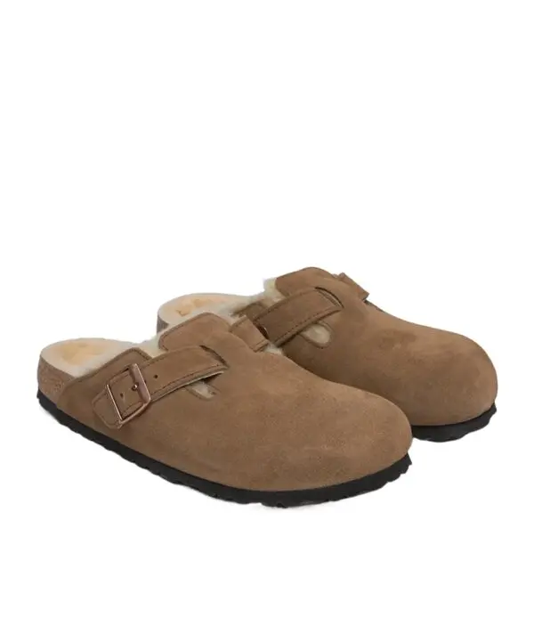 BIRKENSTOCK Boston Shearling-lined Clogs