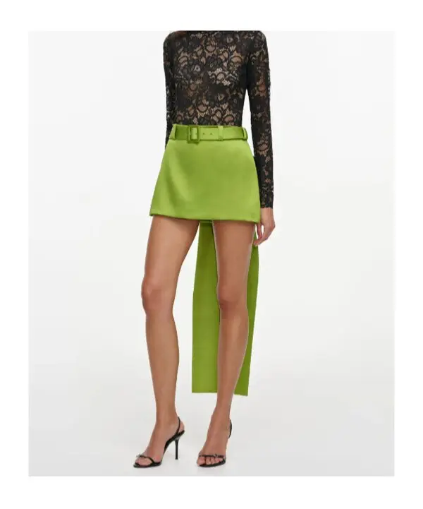 SELF-PORTRAIT Bow-detail Mini Skirt