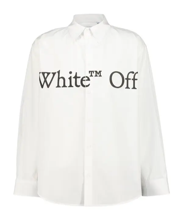 Off-White Bookish Scarf Poplin Shirt