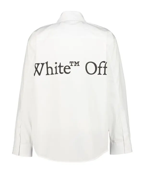 Off-White Bookish Scarf Poplin Shirt
