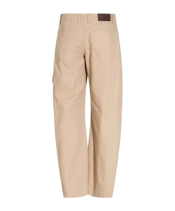 Brunello Cucinelli Monili Barrel-leg Cargo Pants