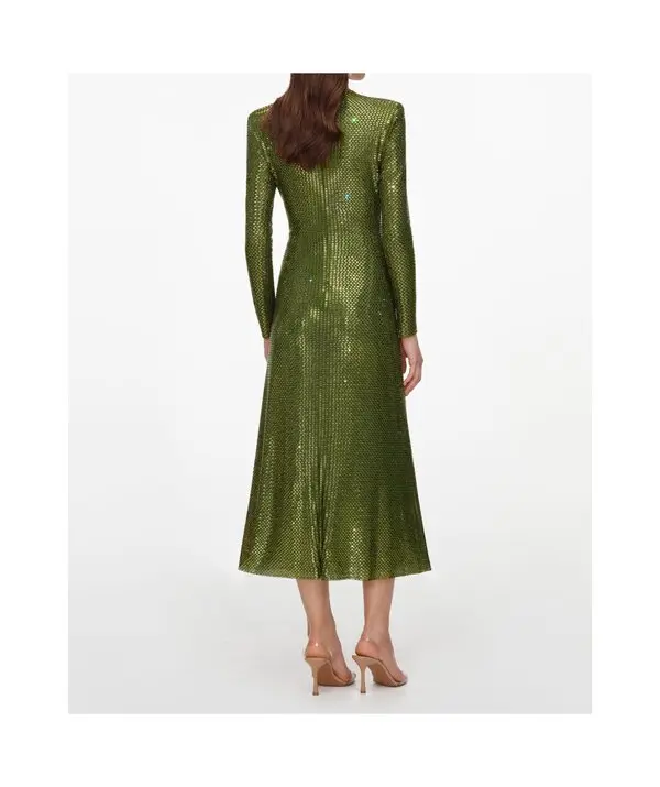 SELF-PORTRAIT Wrap Midi Dress