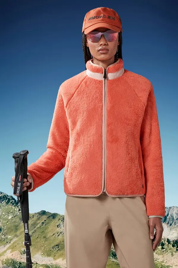 Moncler Maglia Fleece High-neck Reversible Jacket