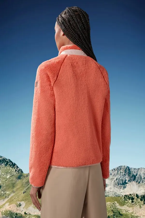 Moncler Maglia Fleece High-neck Reversible Jacket