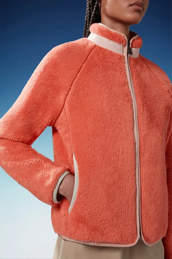 Moncler Maglia Fleece High-neck Reversible Jacket
