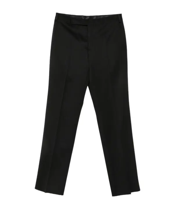 LARDINI Pressed-crease Straight-leg Trousers