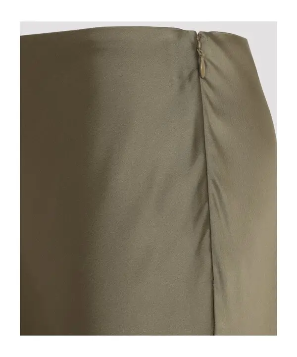 Ralph Lauren A-line Maxi Skirt - Porcini