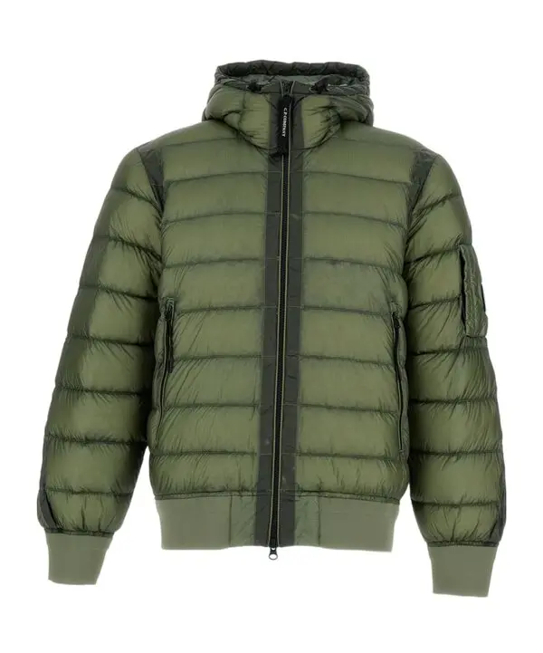 C.P. COMPANY D.d. Shell Hooded Down Jacket - Green