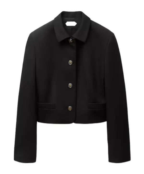 Versace Medusa-button Cropped Jacket