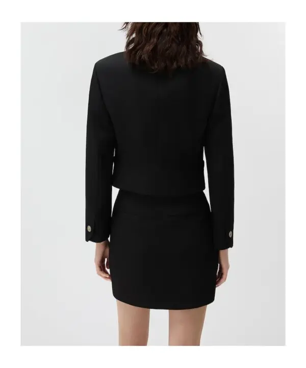 Versace Medusa-button Cropped Jacket