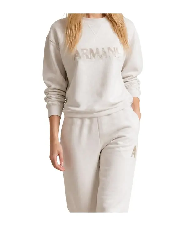Armani Exchange Long-sleeved Crew Neck Sweatshirt