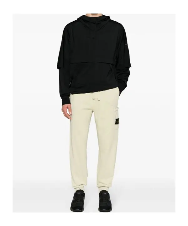 Stone Island Compass-badge Cotton Track Trousers