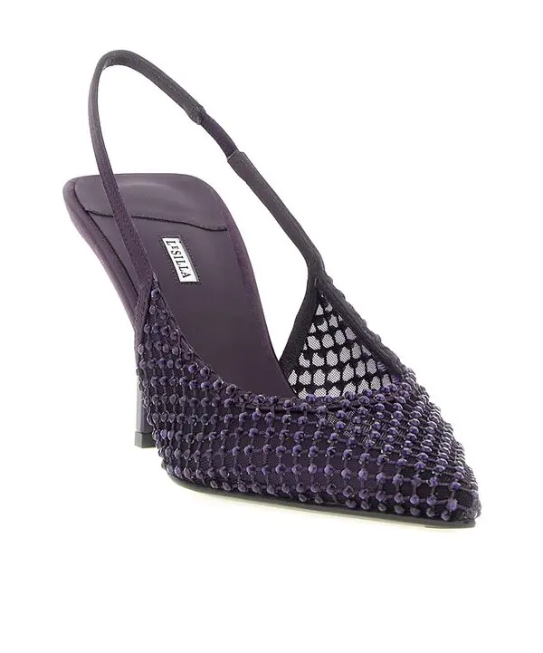 LE SILLA Gilda Slingback Pointed Toe Stiletto Heel