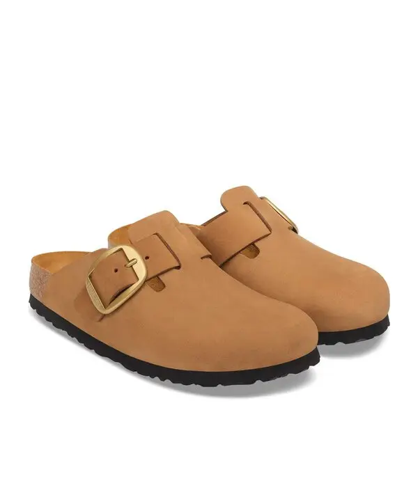 BIRKENSTOCK Big-buckle Leather Sandals