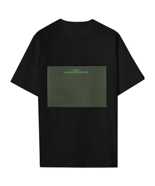 OAMC Graphic Panel T-shirt - Black