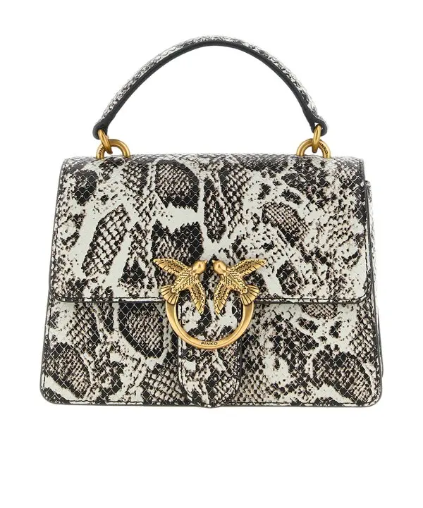 Pinko Mini Love One Light' Handbag - Grey