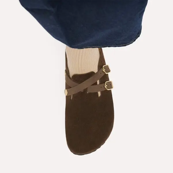 BIRKENSTOCK Blair Double-strap Clogs - Carafe