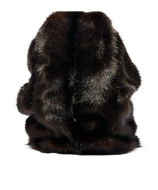 Magda Butrym Oversized Fur Hat - Brown